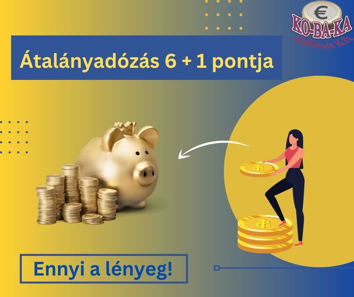 Átalányadózás 6+1 pontja! :: KO-BA-KA ADOIRODA KFT